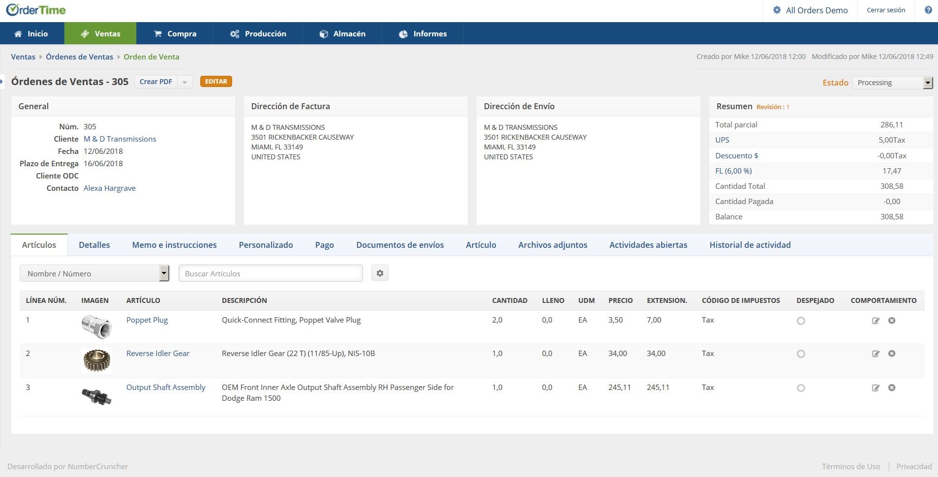 Language and Time Settings | Order Time